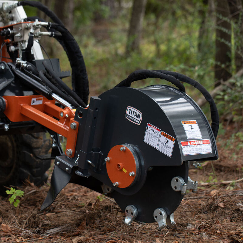 Skid Steer Stump Grinders | Titan Attachments