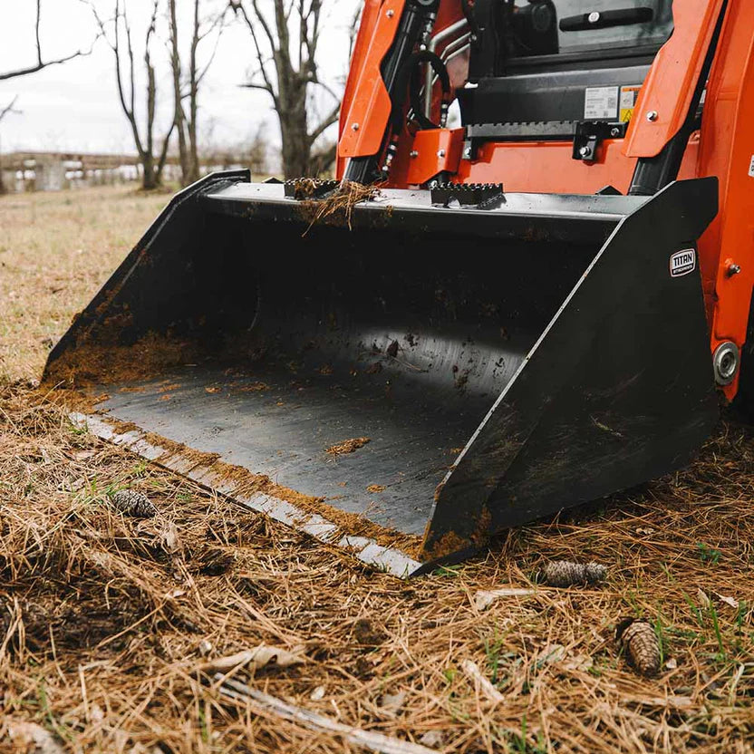Skid Steer Low Profile Buckets | Titan Attachments