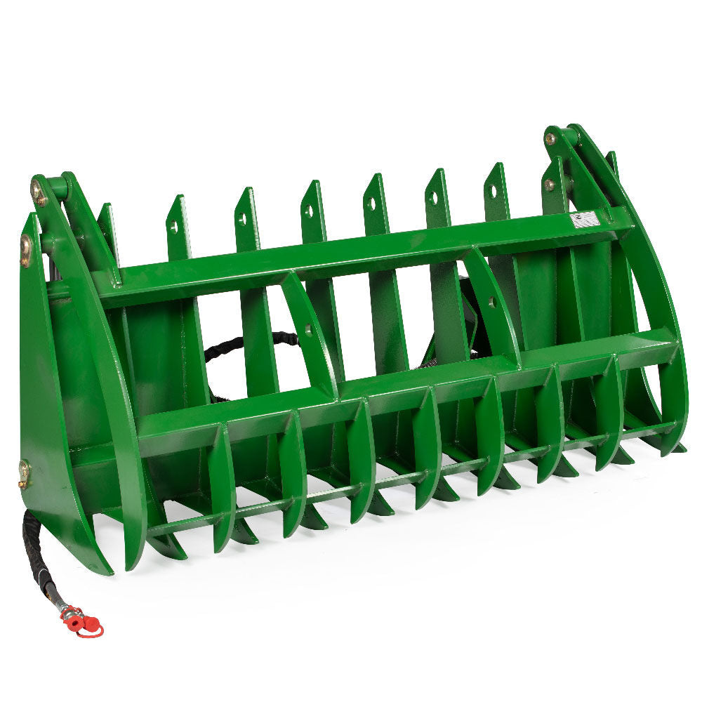 Scratch and Dent, 72" Global Euro Root Grapple Rake Attachment Fits ...