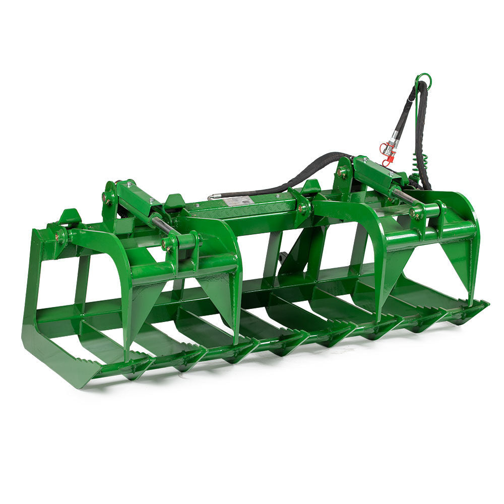 72" Global Euro Root Grapple Bucket Attachment Fits John Deere | Titan ...