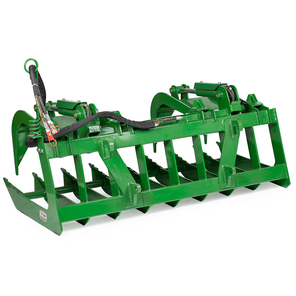 72" Global Euro Root Grapple Bucket Attachment Fits John Deere | Titan ...