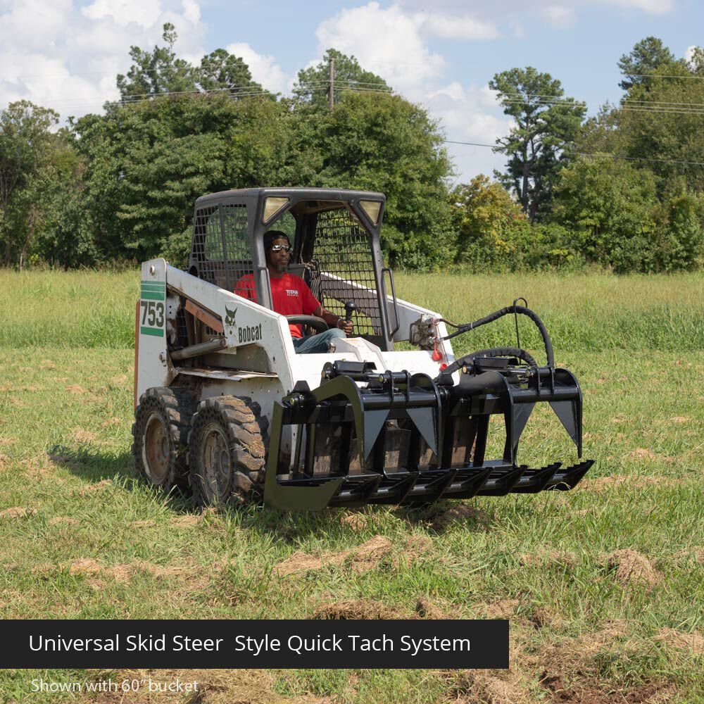 Scratch and Dent - 72” Heavy-Duty Root Grapple Rake Attachment - FINAL ...