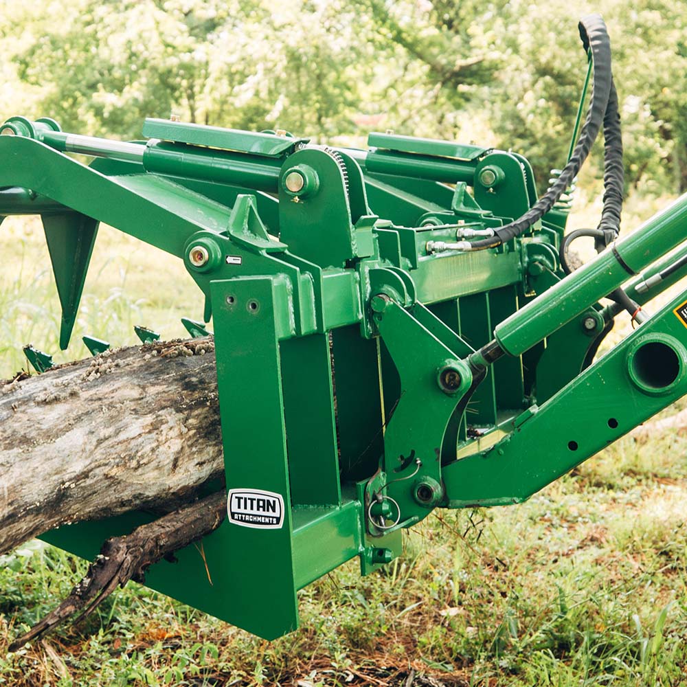 Standard Series Root Grapple Bucket, Fits John Deere | Titan Attachments