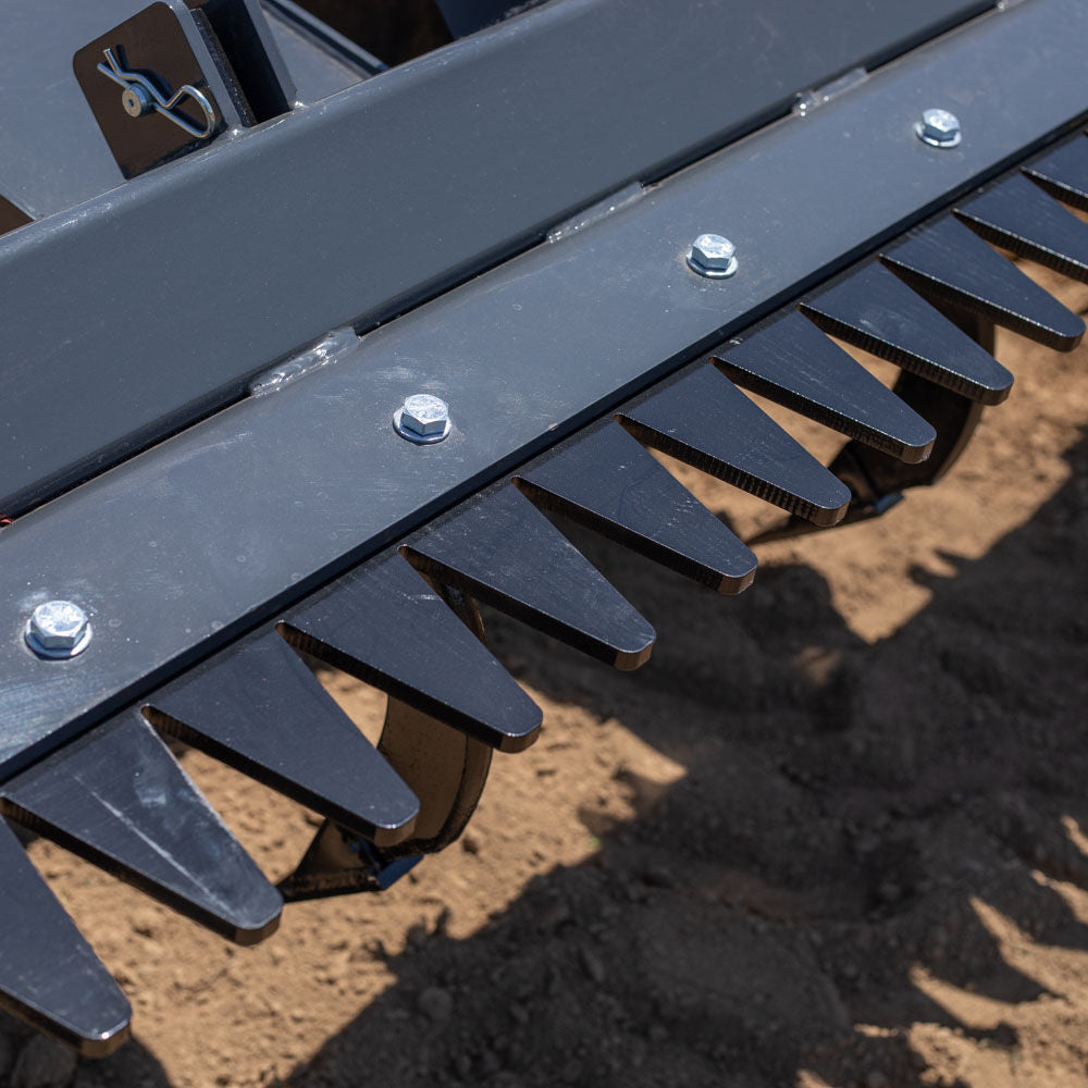 Bolt-On 72" Ripper Comb Attachment - 10mm Landscape Rake Comb - Level ...