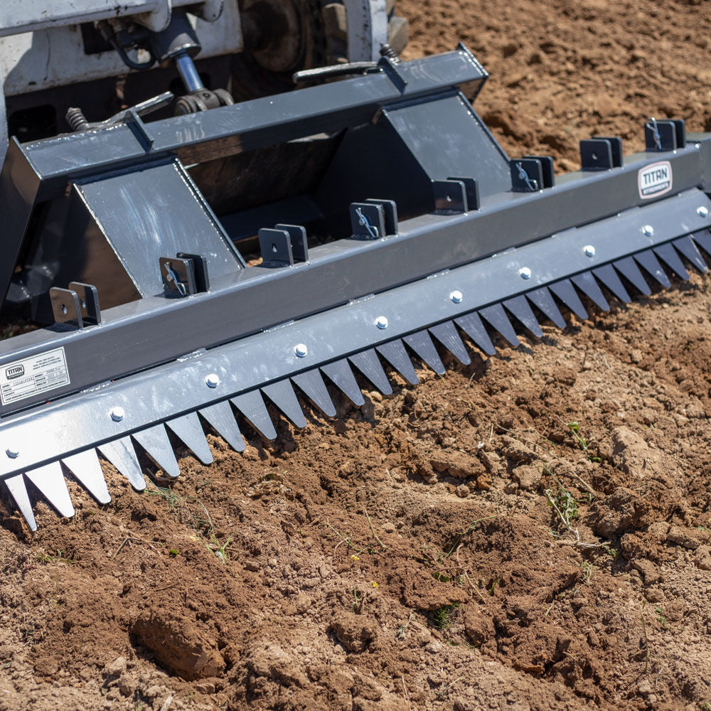 Bolt-On 72" Ripper Comb Attachment - 10mm Landscape Rake Comb - Level ...