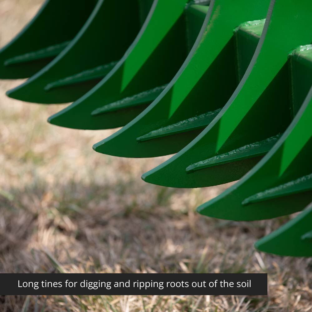 Root Grapple Rake Attachment Fits John Deere Loaders - Hook and Pin ...