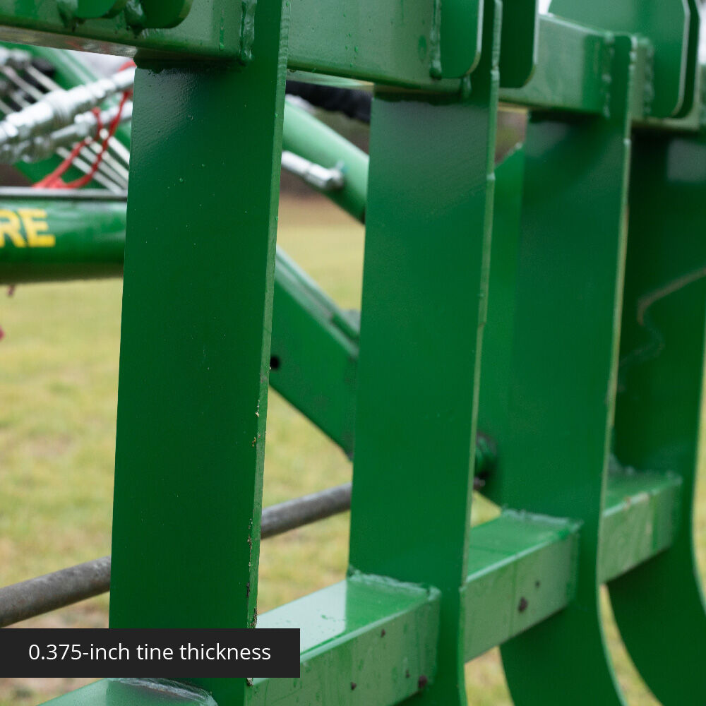 Economy Series 48" Single Cylinder Root Grapple Rake Fits John Deere ...