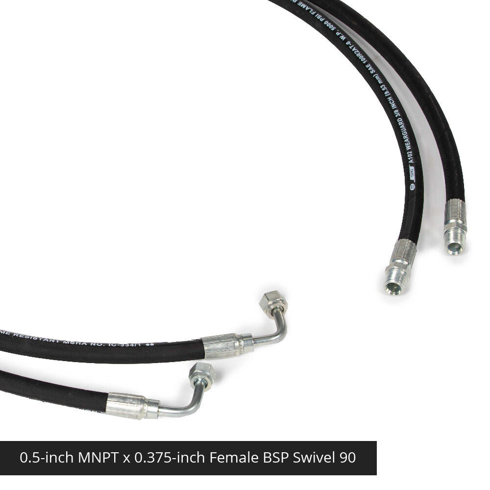 Hydraulic Hose Kit Fits Extreme Root Grapple Rake Attachment | Titan ...