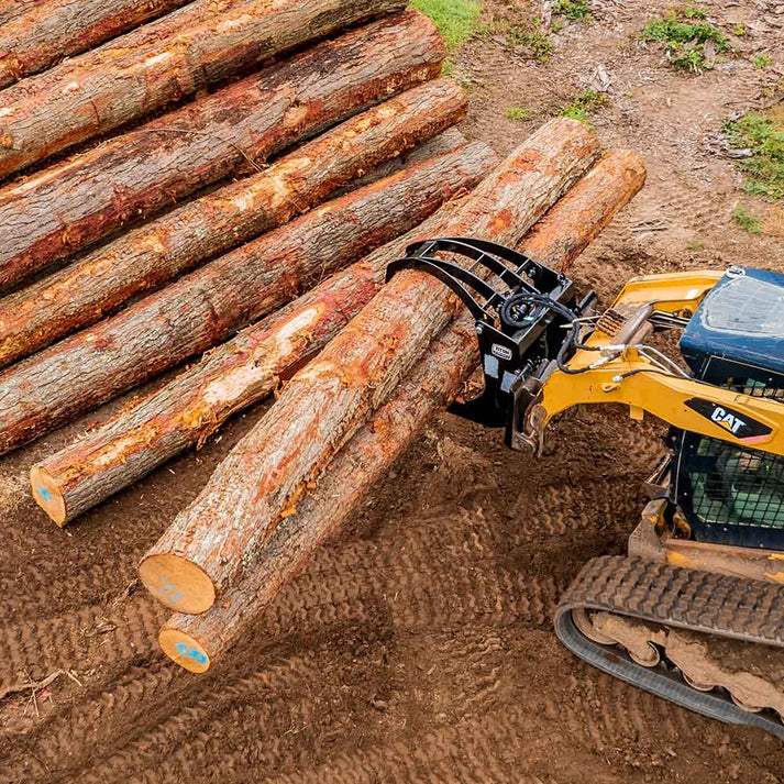 29" Wide Log Grapple Attachment | Titan Attachments