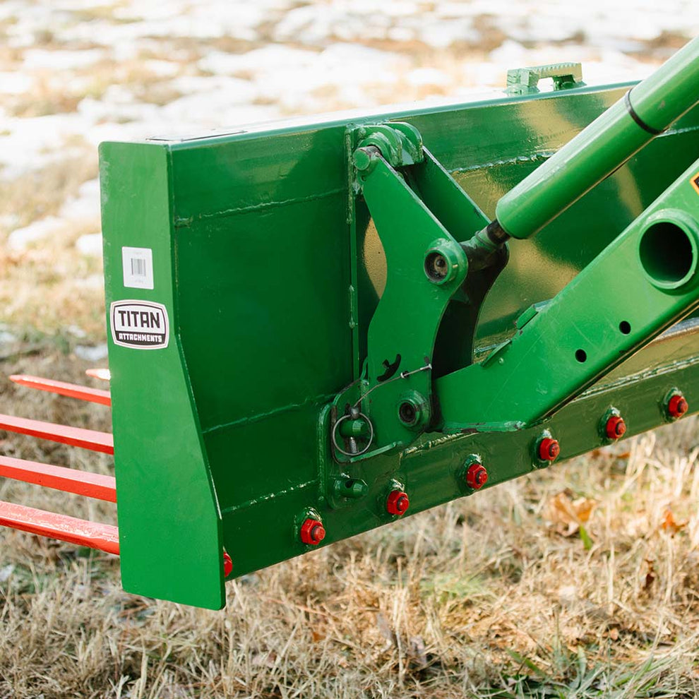 Scratch and Dent, 72" Hook and Pin Manure Tine Bucket Attachment ...