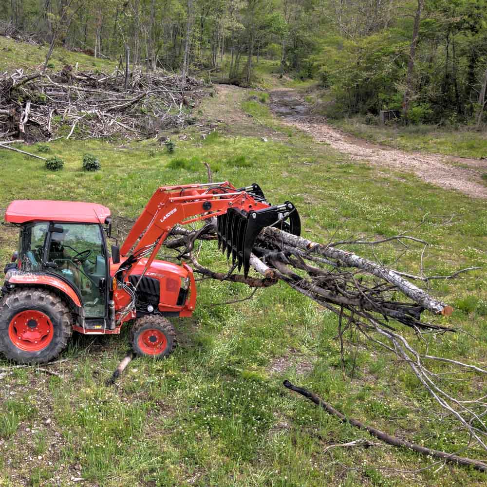 Scratch and Dent, 60" Extreme Root Grapple Rake Attachment | Titan ...