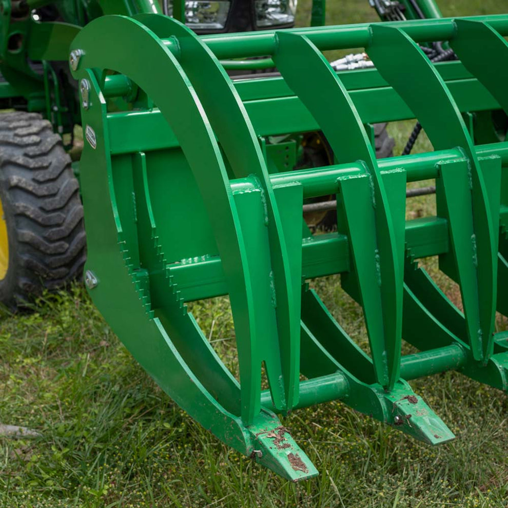 HD Root Grapple Rake Attachment Fits John Deere Hook and Pin Connection ...