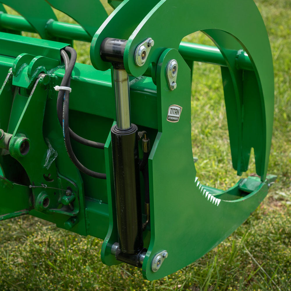 HD Root Grapple Rake Attachment Fits John Deere Hook and Pin Connection ...