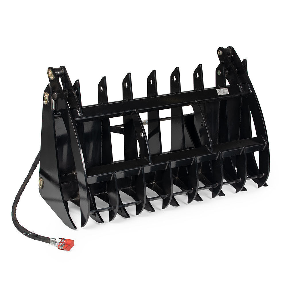 Clamshell Root Grapple Rake - Universal Skid Steer Mounting - Twin ...