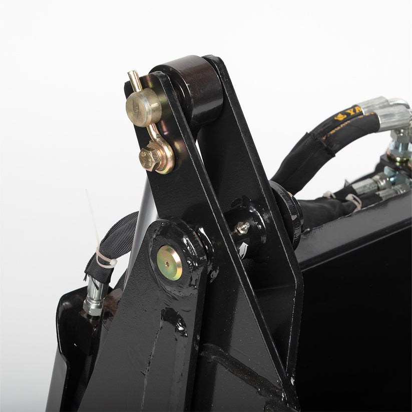 35" 4-In-1 Combo Mini Skid Steer Bucket | Titan Attachments