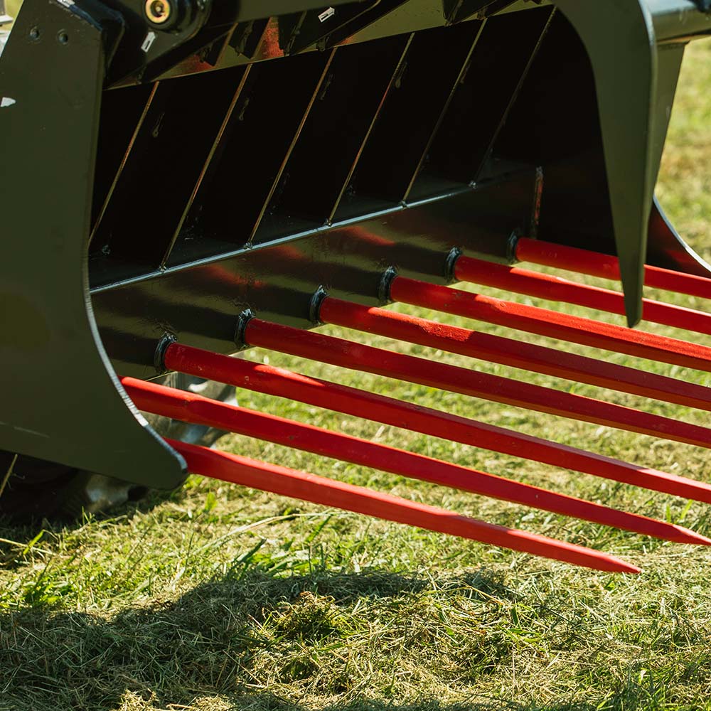 Manure Tine Grapple Bucket Attachment | Titan Attachments