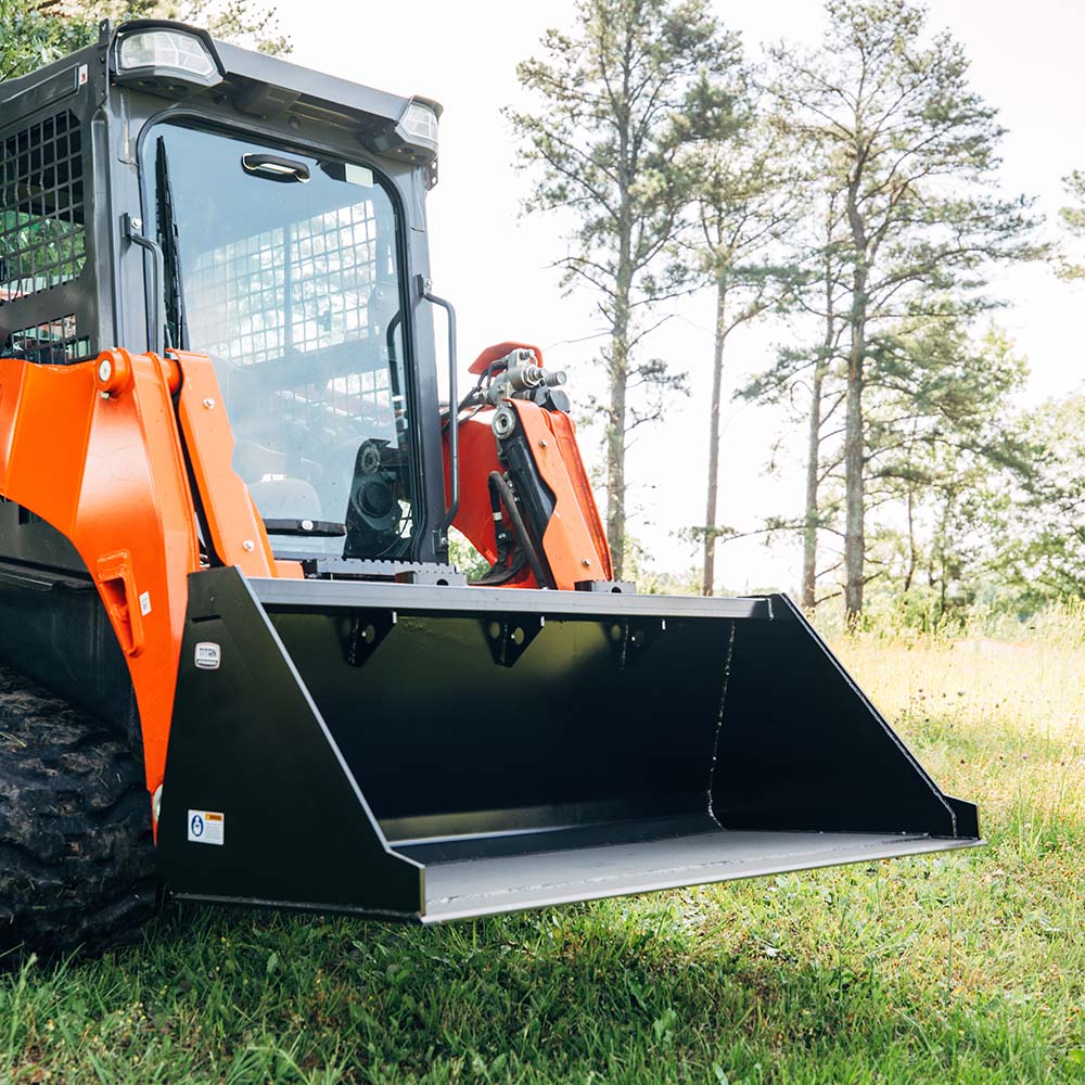 Skid Steer Dirt Bucket - 3/16" Thick Steel | Titan Attachments