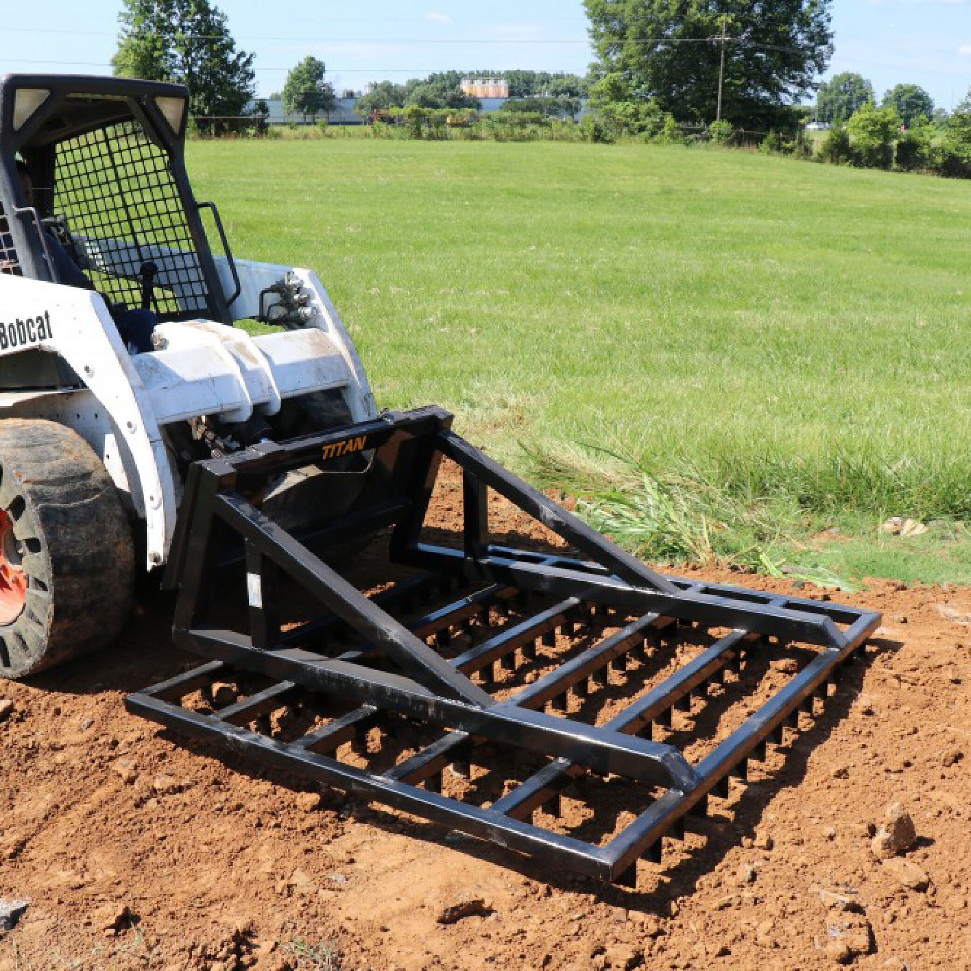 6 FT Terra Monster Dirt Grader and Leveler - Skid Steer Quick Tach ...