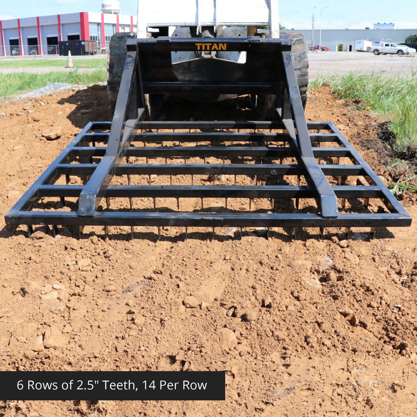 6 FT Terra Monster Dirt Grader and Leveler - Skid Steer Quick Tach ...