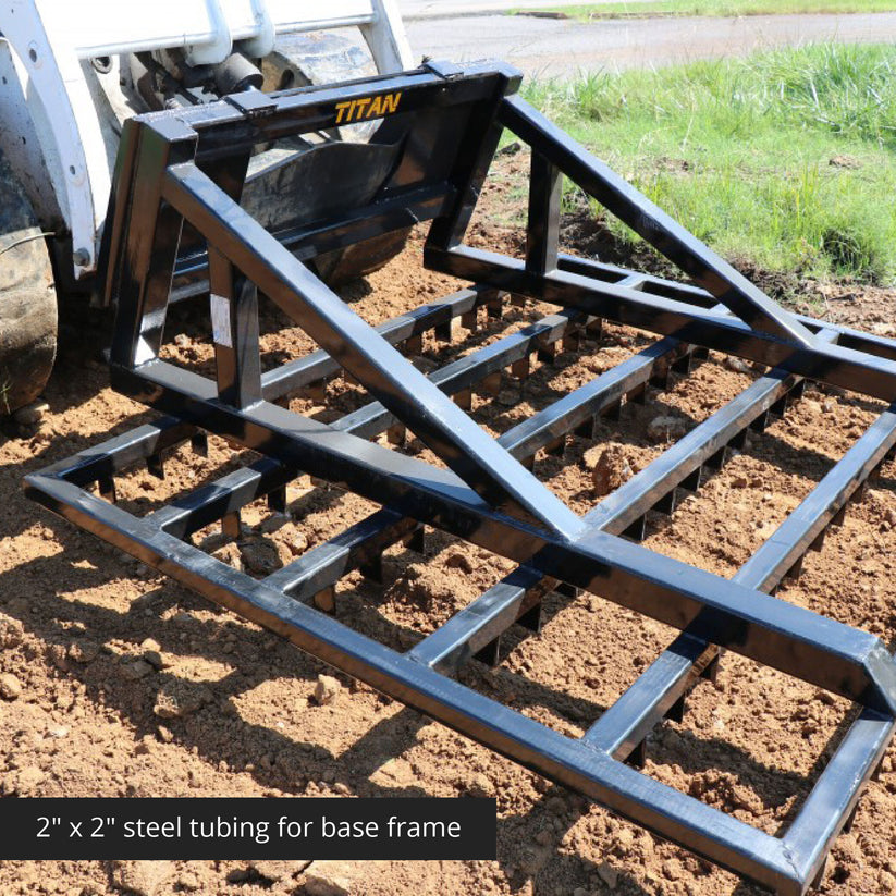 6 FT Terra Monster Dirt Grader and Leveler - Skid Steer Quick Tach ...