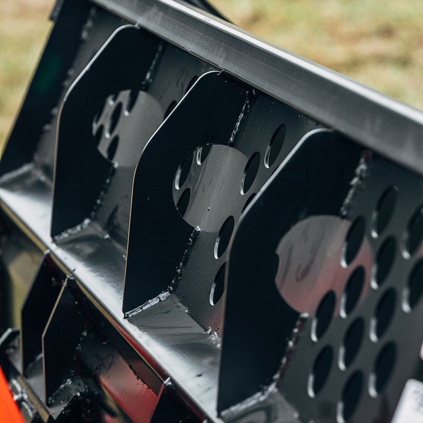 Scratch and Dent, 84" Light Material Skid Steer Bucket | Titan Attachments