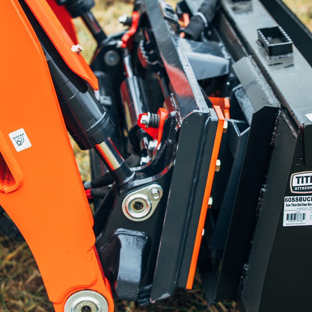 Hydraulic Tilt Mount Plate For Skid Steers and Quick Tach Tractors ...