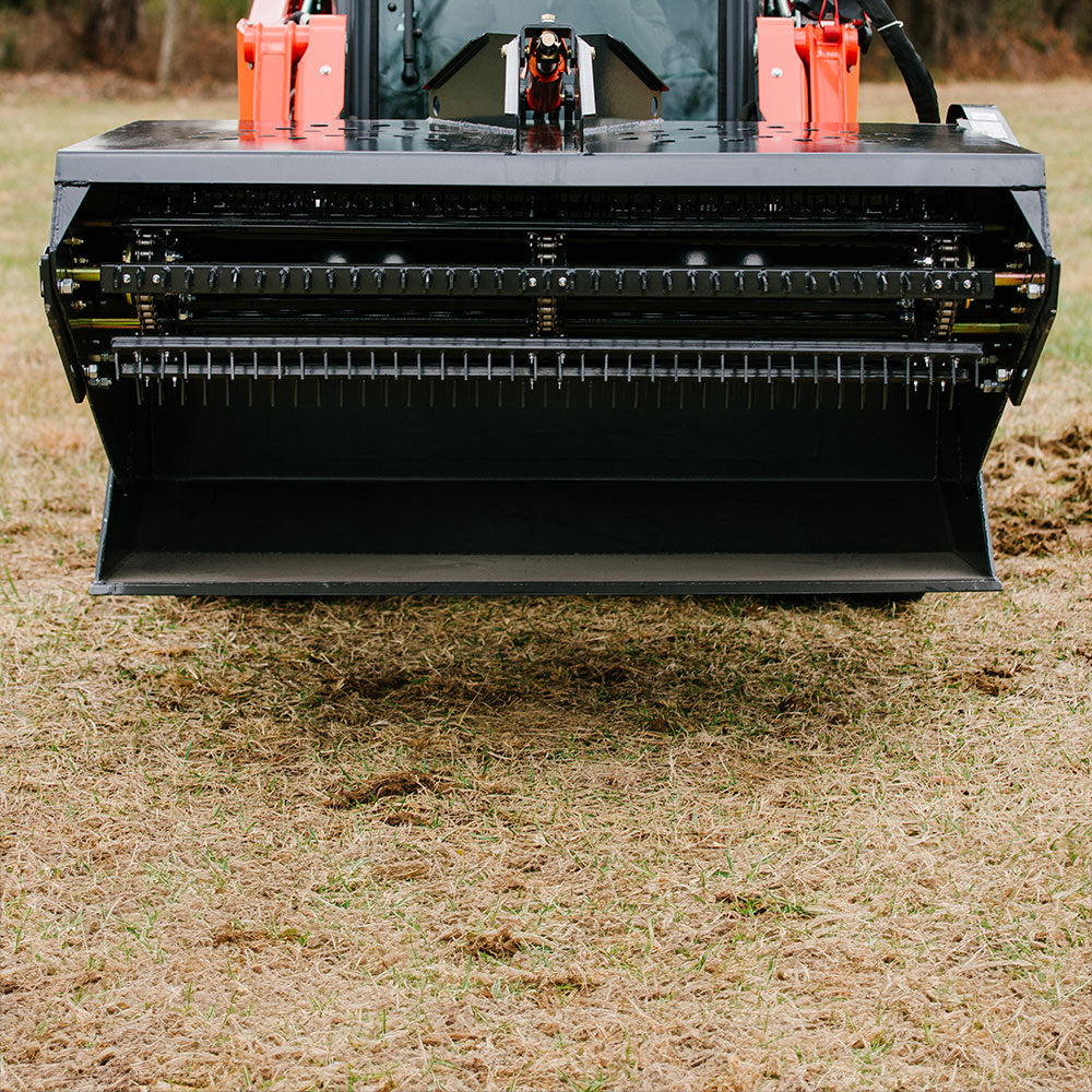 66" Hydraulic Skid Steer Landscape Rake | Titan Attachments