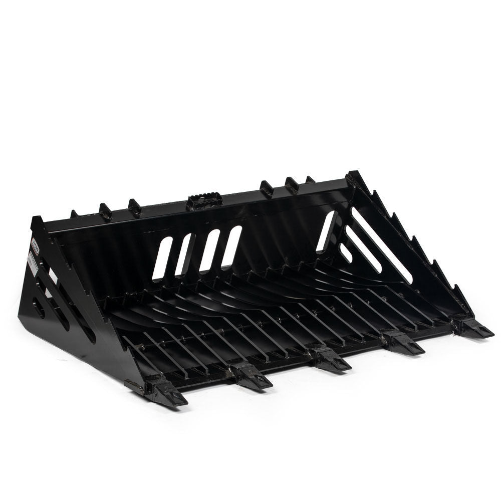 Scratch and Dent - 60" Fine-Grade Skeleton Rock Bucket w/ Teeth - FINA ...