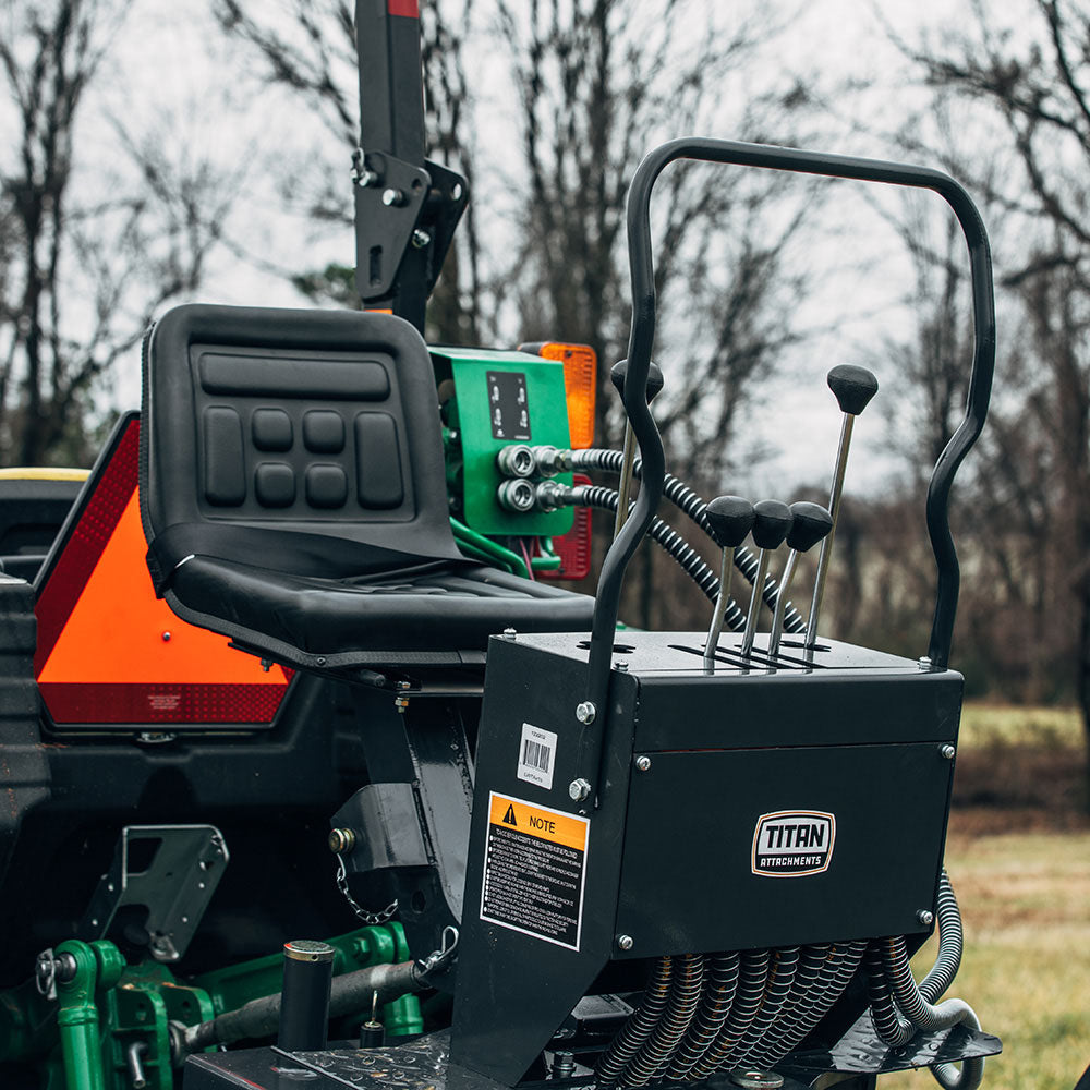 3 Point Backhoe with Thumb Excavator | Titan Attachments