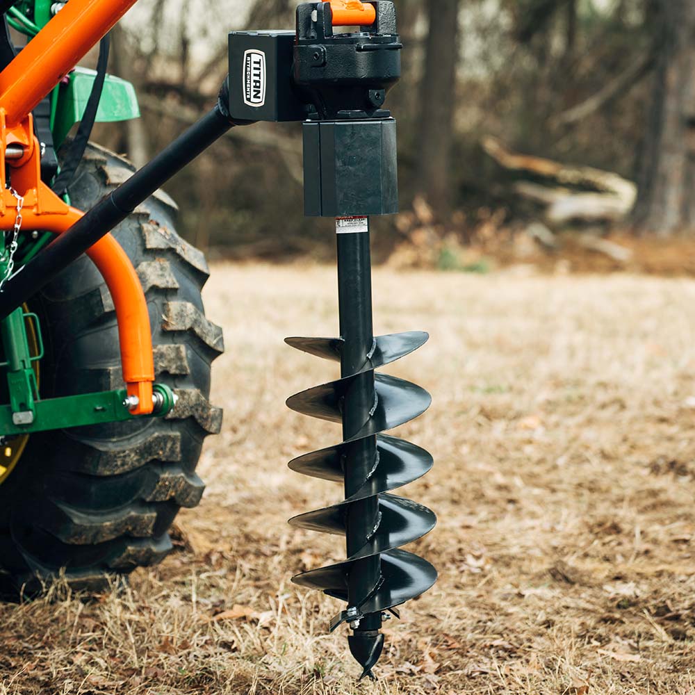 Auger Bit for 3 Point Post Hole Digger - 24" Drilling Depth with ...