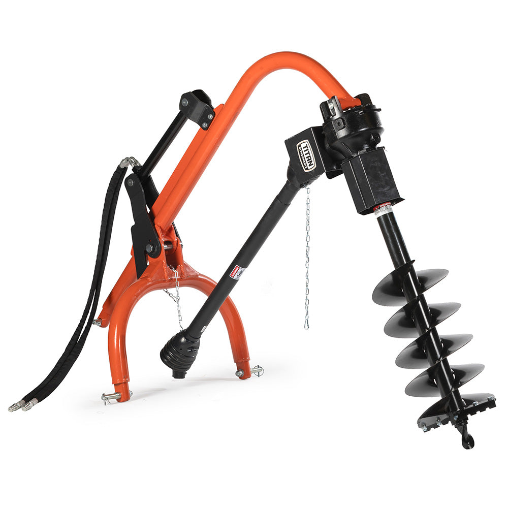 Pro Series 3 Point Post Hole Digger with Hydraulic Ram | Titan Attachments