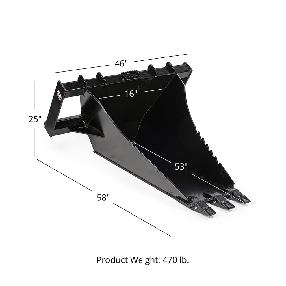 Extreme Duty Stump Bucket | Titan Attachments