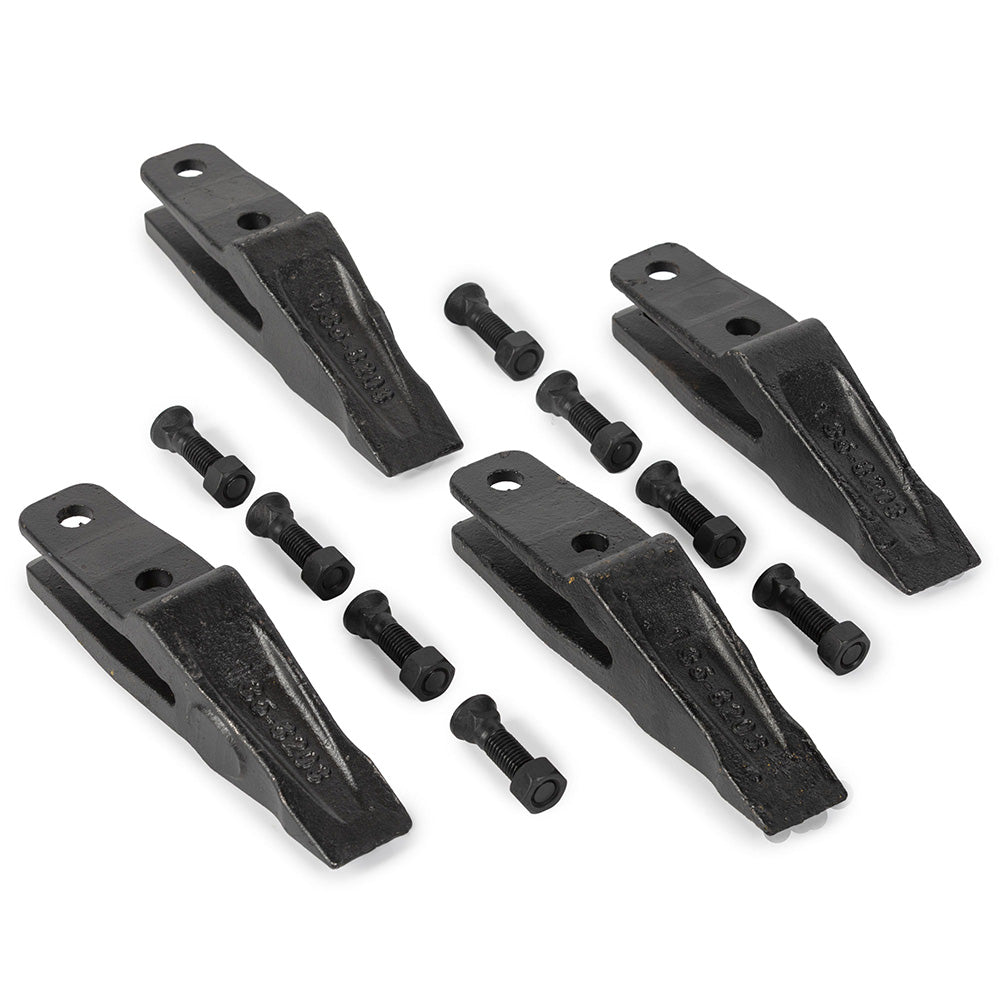 Set of 4 Bucket Teeth CAT 305CR 304.5 304CR Unitooth Digging w/ Bolt N ...