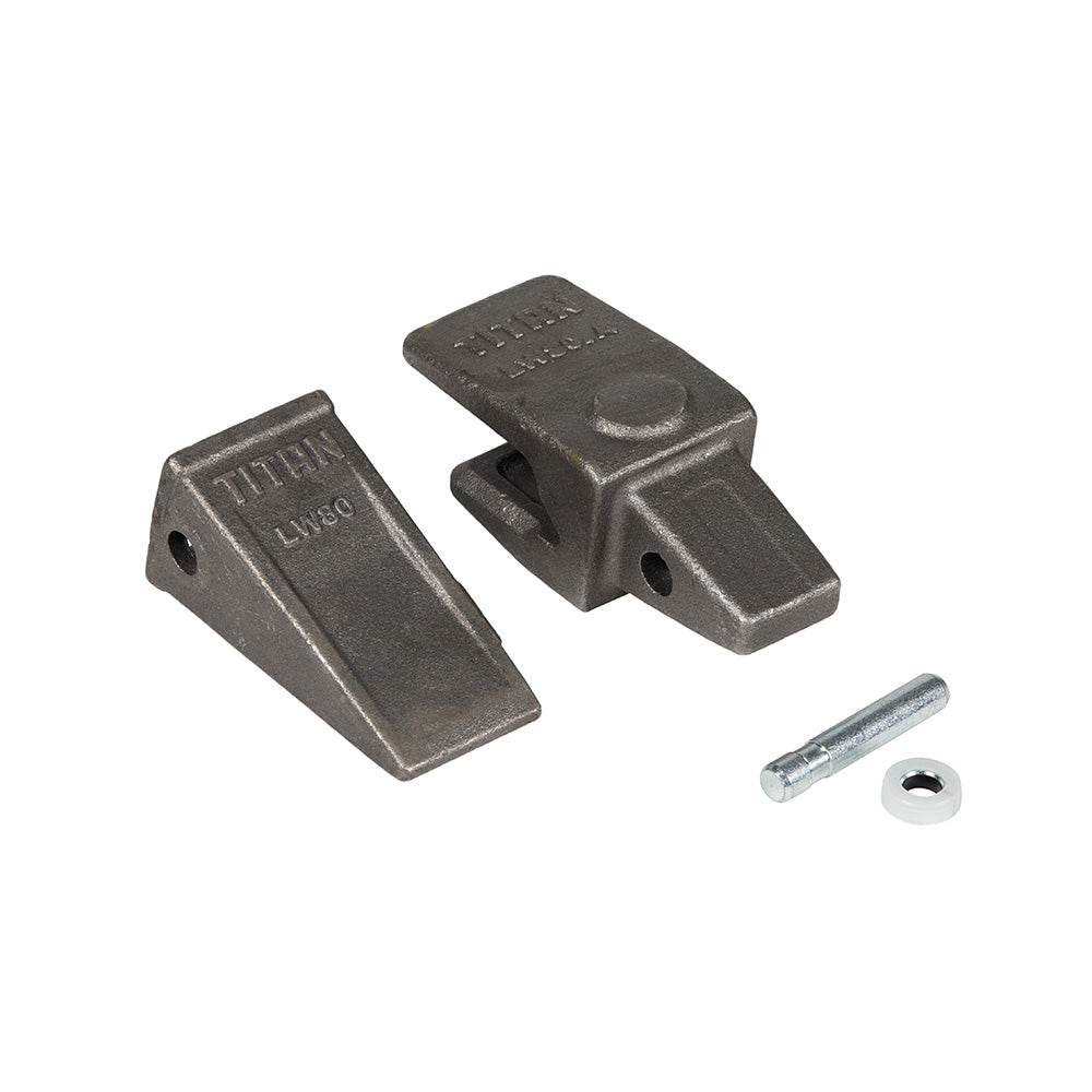 Replacement LW80 OEM Bucket Tooth Kit | Titan Attachments