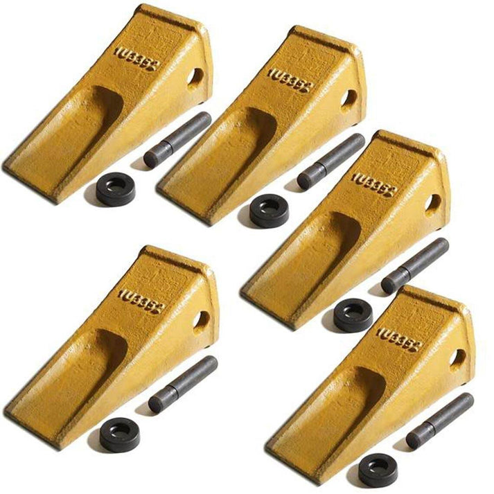 Set of 5- 1U3352 Bucket Teeth Side Pin 9J2358 and Retainer CAT J350 ...