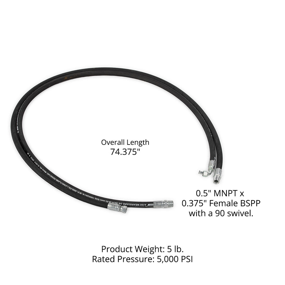 Hose Kit for the Standard Series Adjustable Hydraulic Pallet Fork Frame ...
