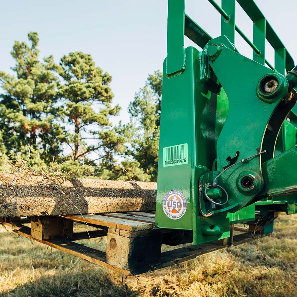 Scratch and Dent, USA Made Pro Series Pallet Fork Frame Attachment ...