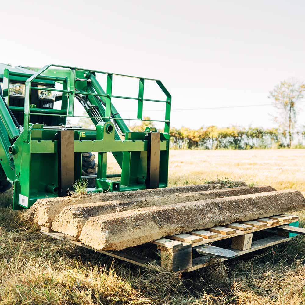 USA Made Pro Series Hook & Pin Pallet Fork Frame Attachment | Titan Attachments