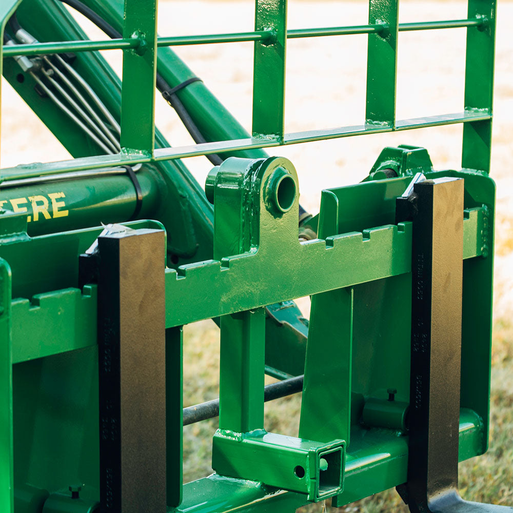 USA Made Pro Series Hook & Pin Pallet Fork Frame Attachment | Titan Attachments