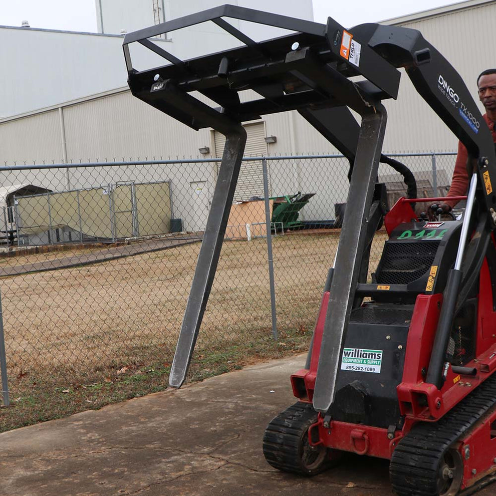 Scratch and Dent, Mini Skid Steer Pallet Fork Frame | Titan Attachments