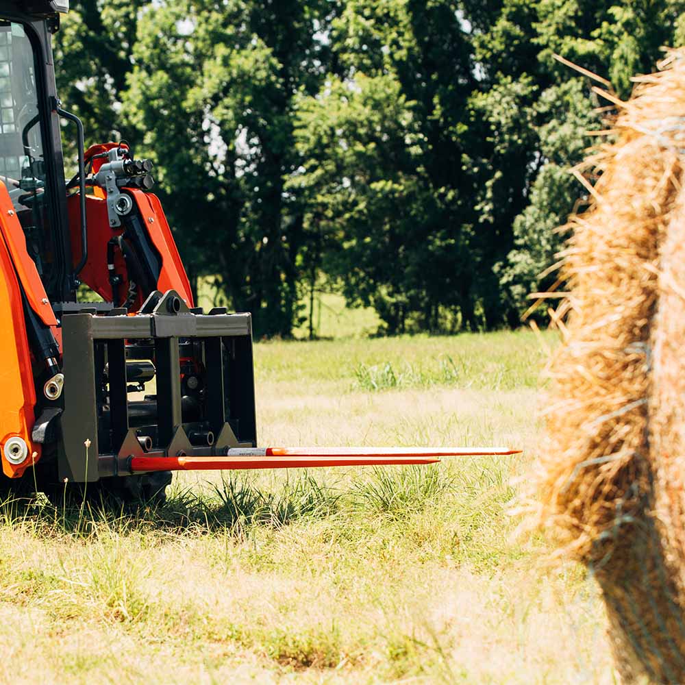 Heavy-Duty Hay Frame - Optional Hay Spears | Titan Attachments