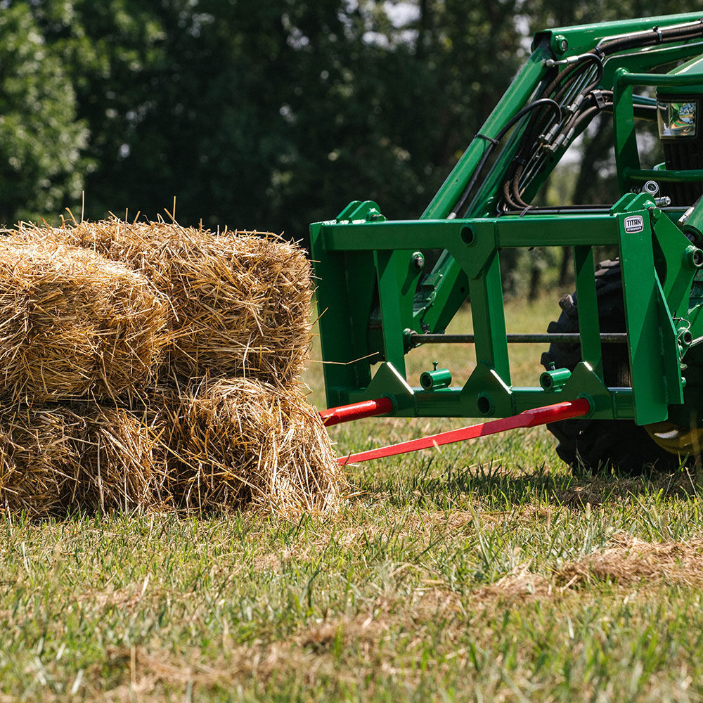HD Hay Frame Attachment, Fits John Deere Hook and Pin | Titan Attachments