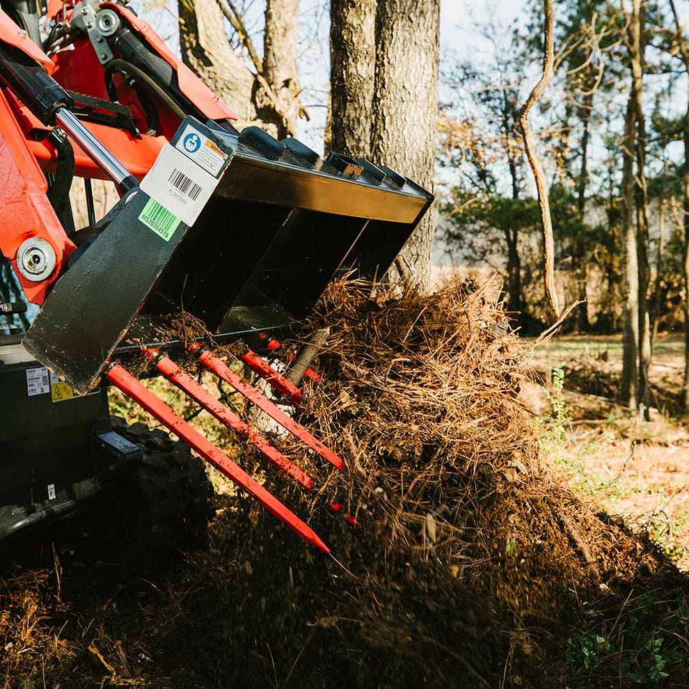 Scratch and Dent, 60" Manure Tine Bucket Attachment | Frame Only ...
