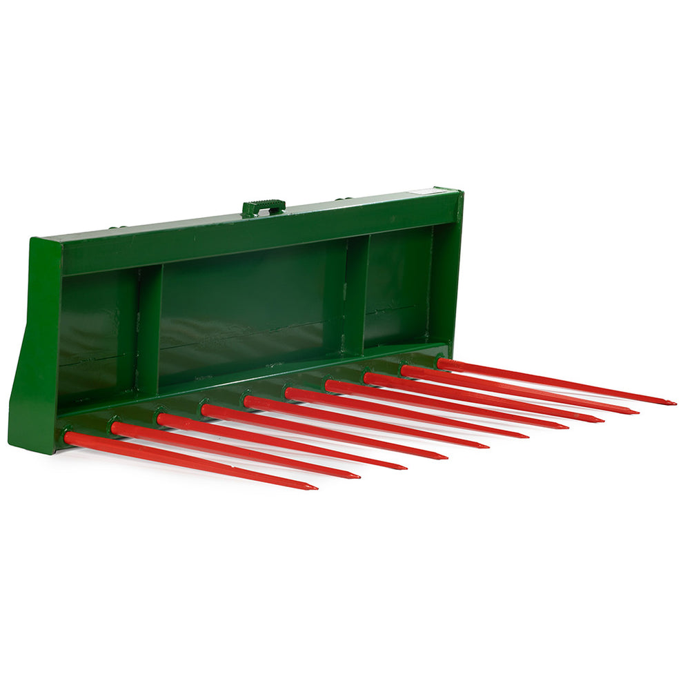 72" Manure Tine Bucket Attachment, Fits John Deere Hook and Pin | Titan ...
