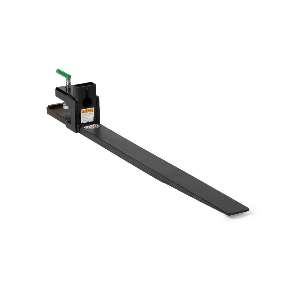 Single Heavy-Duty 60" Clamp-on Pallet Fork - 47" x 4" Fork Length ...