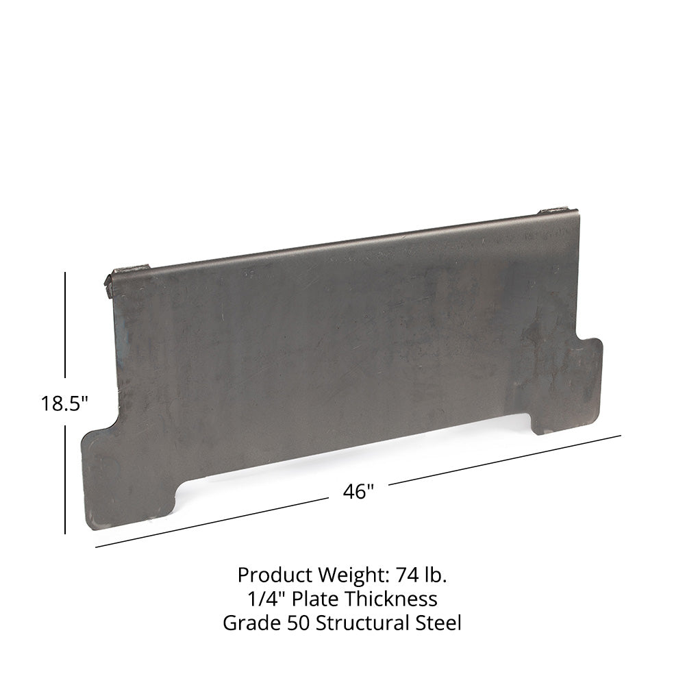 Mount Plate for John Deere 1/4" Thick Grade 50 Steel Unpainted - Fits ...