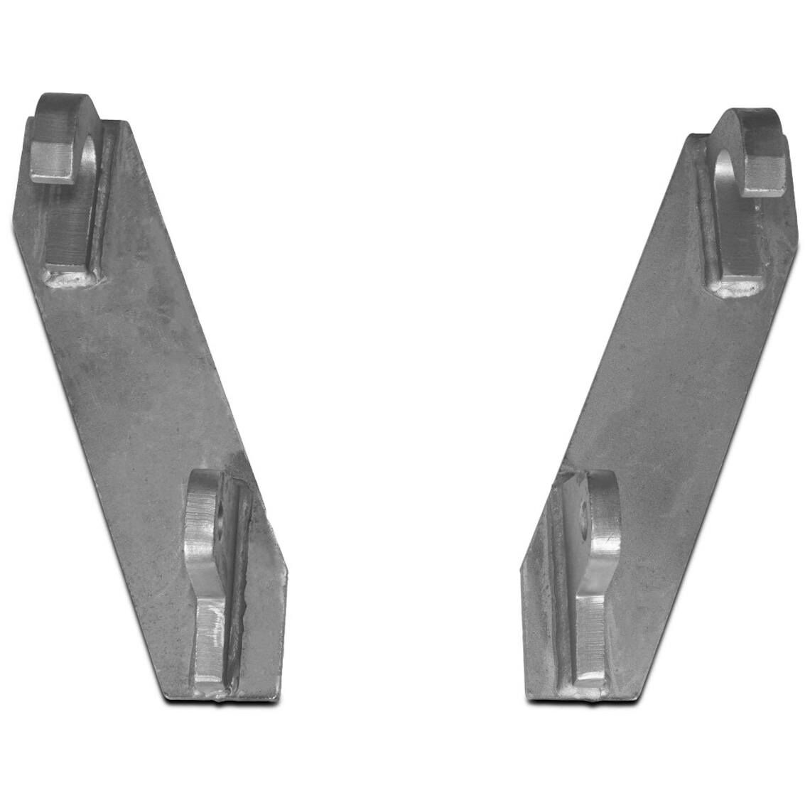 Weld-On Mount Brackets Fit Global Euro Loaders – Titan Attachments