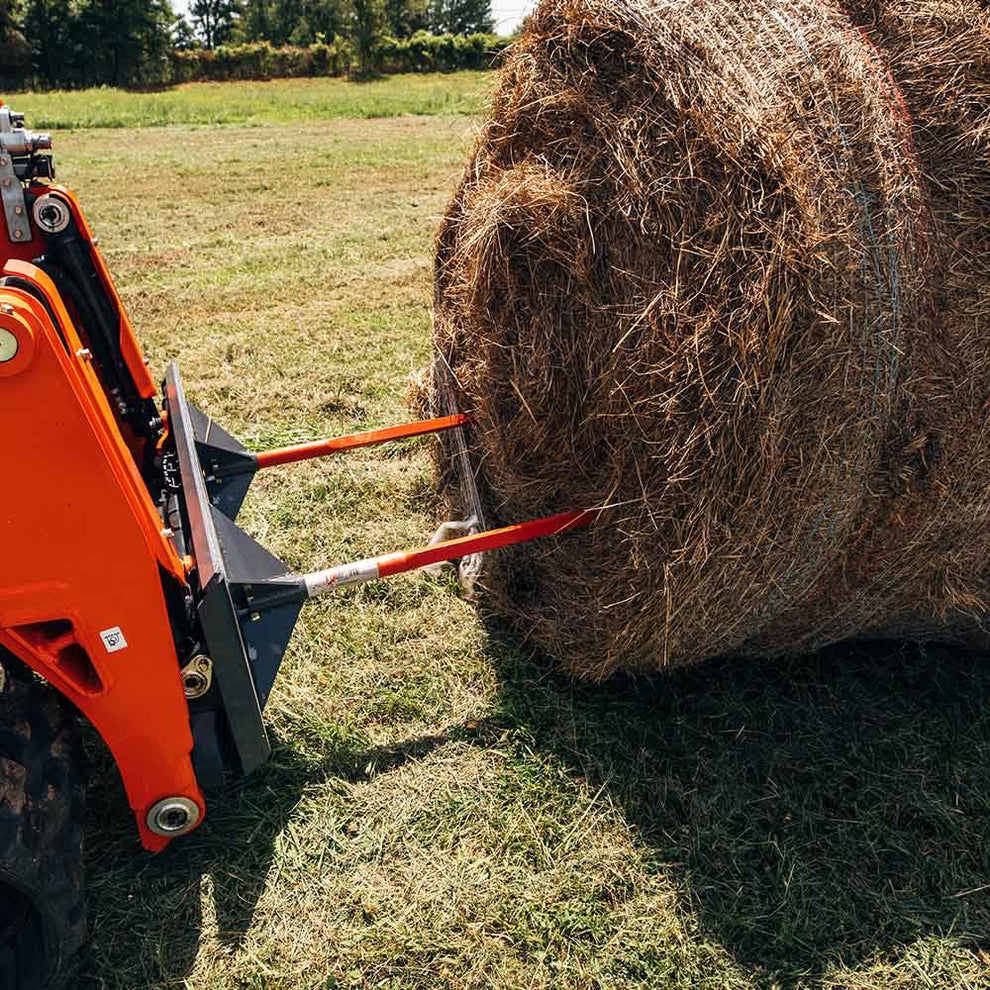 Dual Prong Hay Bale Spear Frame Attachment - USA Made - Universal Skid ...