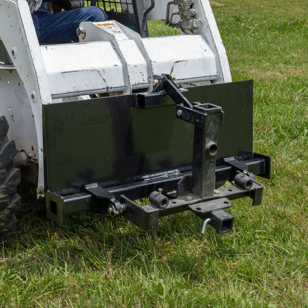 3 Point Attachment Adapter for Universal Skid Steers Quick Tach ...