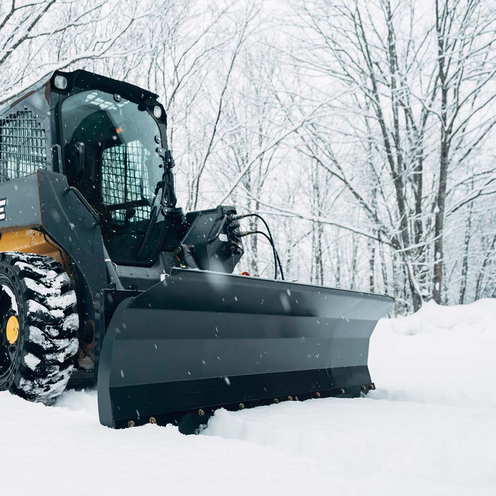 Hydraulic Skid Steer Dozer Blade / Snow Pusher | Titan Attachments